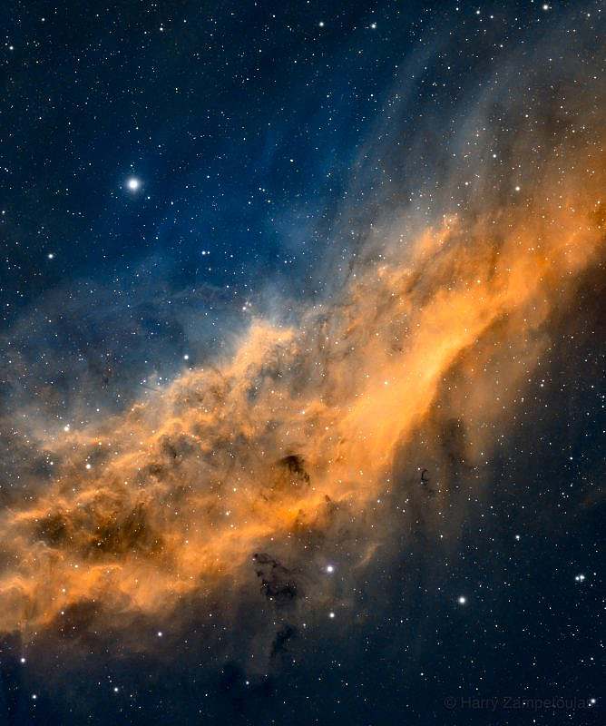 NGC 1499 • California Nebula in SHO - Astrophotography - Rhodes, Greece - Harry ZAMPETOULAS ...